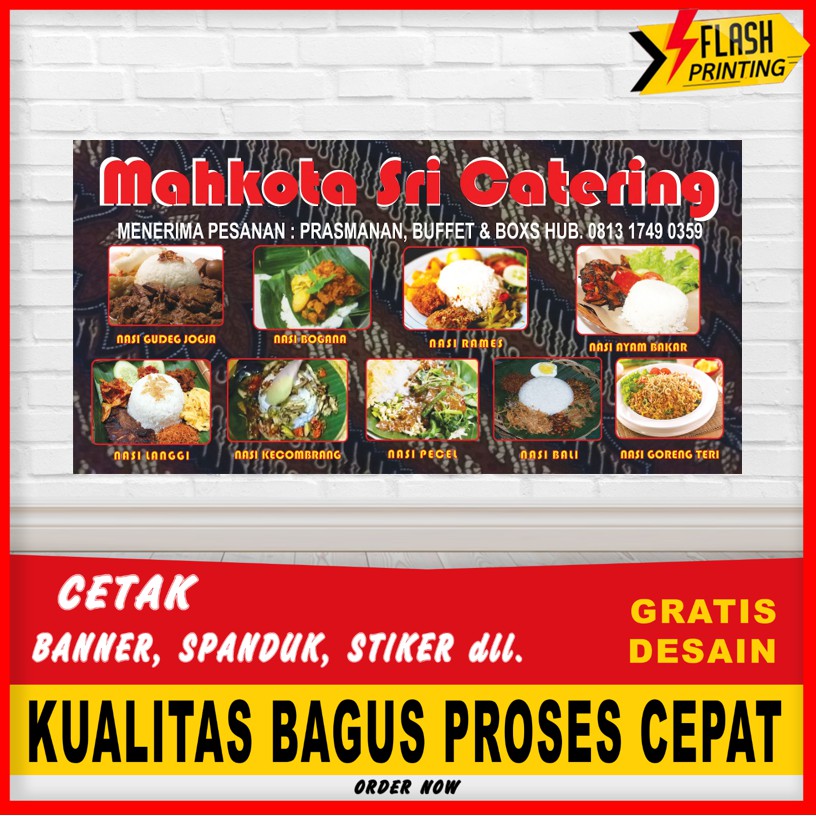 Jual Cetak Spanduk / Banner Warung Makan / Spanduk Warung Nasi Murah ...