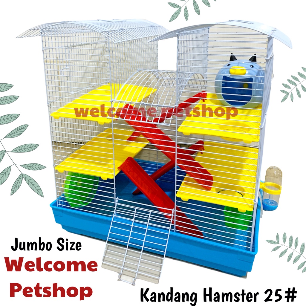 Jual Kandang Hamster 25# Sweet / Size Jumbo / Hotel Apartemen Hamster ...