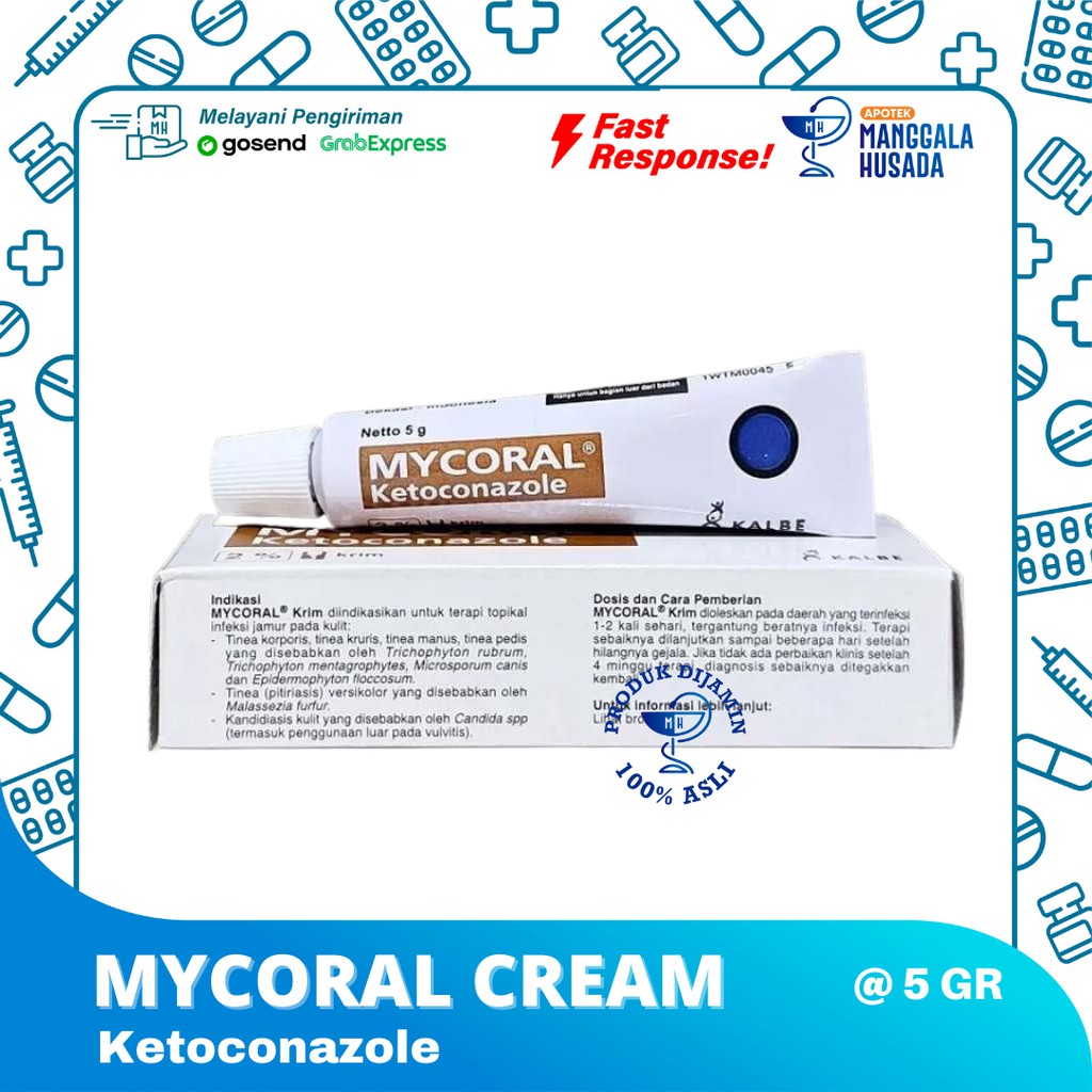 Jual MYCORAL CREAM 2% PER TUBE @ 5 GR Indonesia|Shopee Indonesia