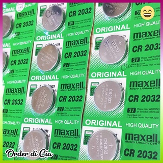 Jual Baterai Jam Tangan 2032 Batre Kancing Koin Bulat Battery Lithium CR2032 Batrai Timbangan ...
