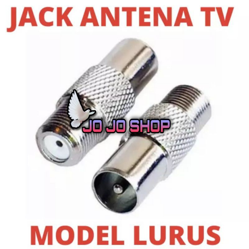 Jual Jack Antena Tv Drat Model Lurus Besi metal/Jack cowok | Shopee ...