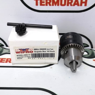 Jual Kepala Bor Sock 16 mm + Kunci WIPRO Drill Chuck Polos 16mm 5/8"NO ...