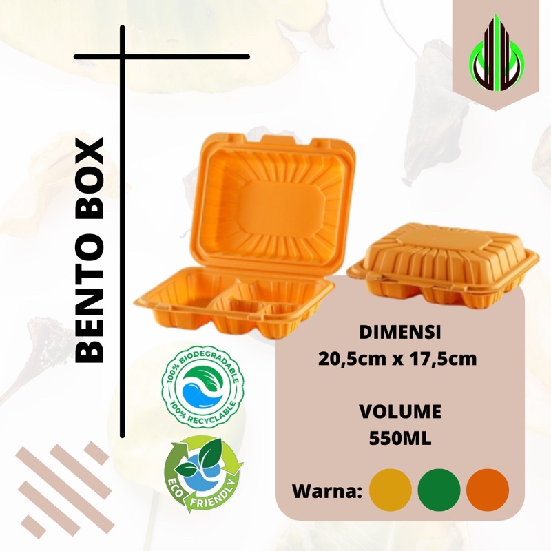 Jual bento box 2 warna / bento box ramah lingkungan / ECOFRIENDLY ...