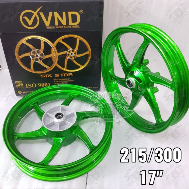 Jual Velg Pelek Velek Racing VND Ninja RR Model OZ Six Star 215/300 ...