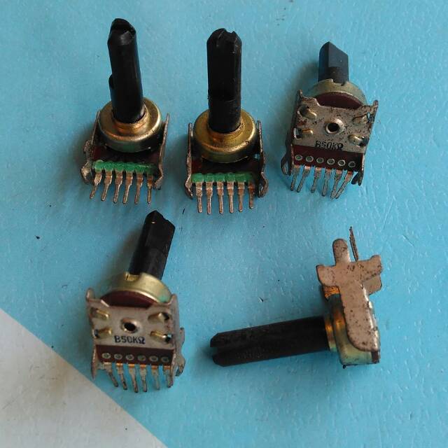 Jual Potensio meter stereo mini B50k 6pin | Shopee Indonesia