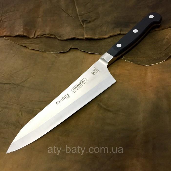Jual Dapur Pisau Chef 7 Inch Model Gyuto Tramontina Century | Shopee ...