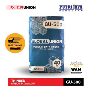Jual Semen Mortar Perekat Bata Ringan/Lem Hebel Global Union | Shopee ...