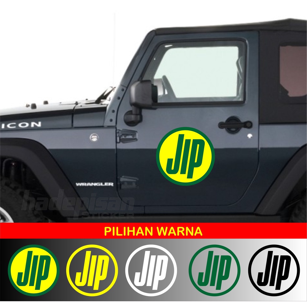 Jual Stiker Keren Cutting Sticker Kaca & Body Mobil JIP JEEP | Shopee ...