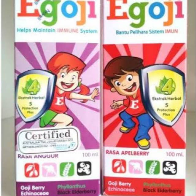 Jual egoji syrup 100ml suplemen makanan vitamin anak | Shopee Indonesia