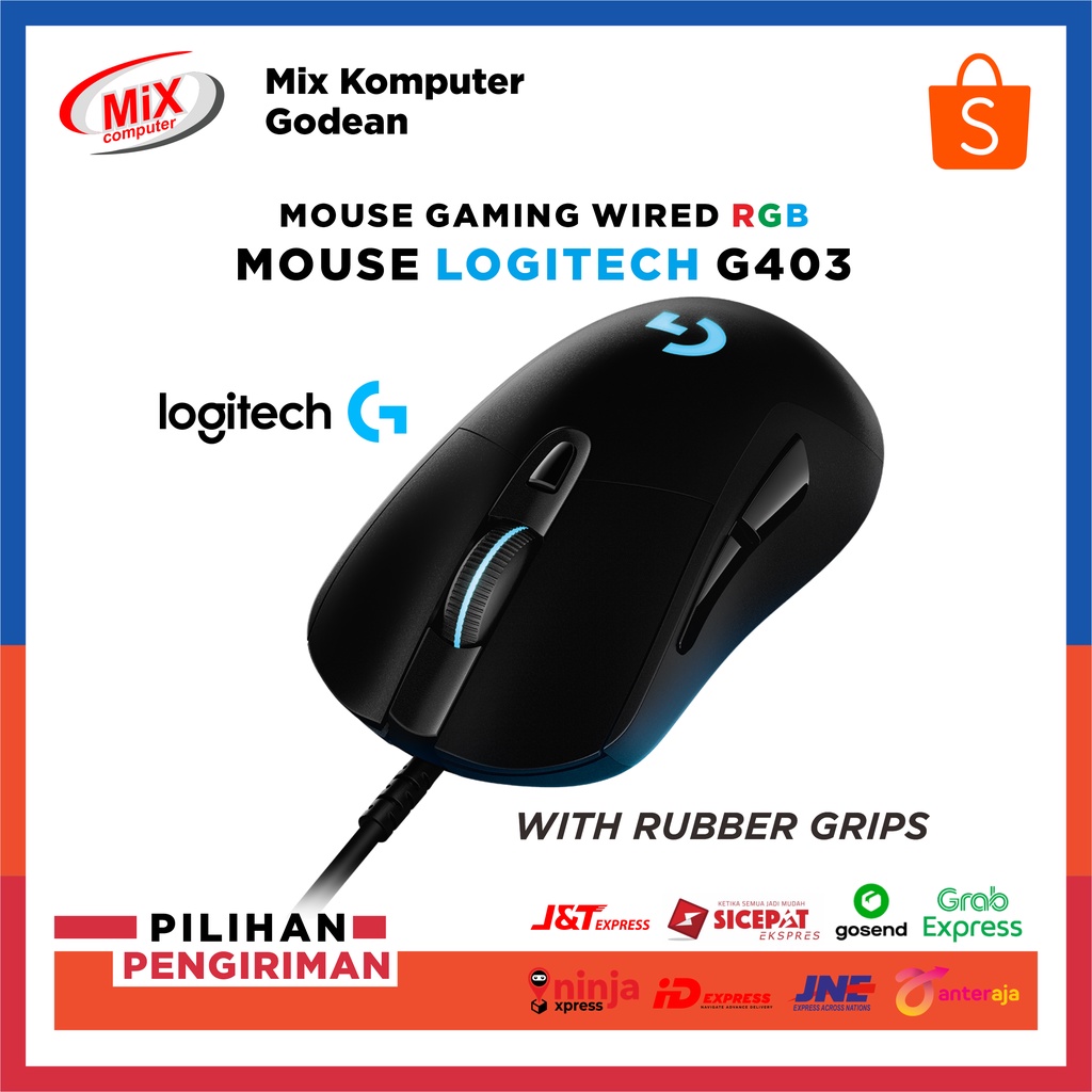 Jual Logitech G403 HERO Mouse Gaming Wired RGB LIGHTSYNC Lighting ...