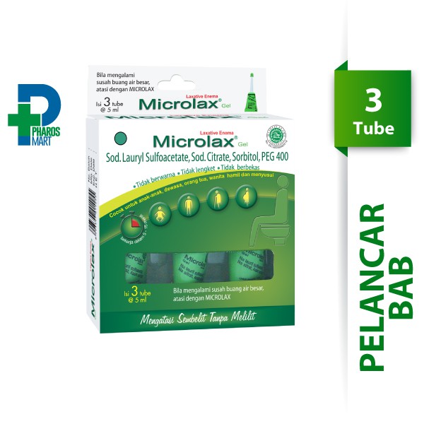 Jual Microlax Gel - Box isi 3 Tube @ 5 mL Atasi Sembelit (Susah BAB ...