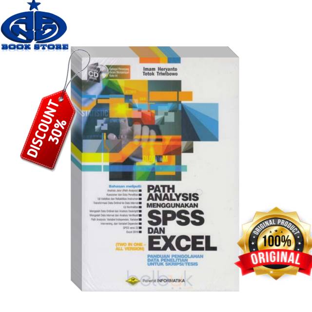 Jual Path Analysis Menggunakan SPSS dan Excel ORIGINAL | Shopee Indonesia