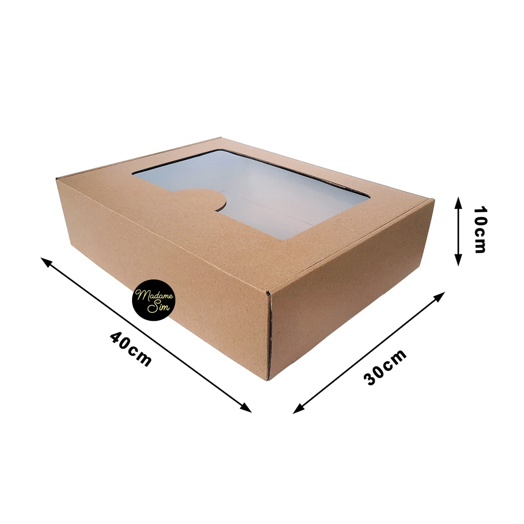 Jual BOX - KOTAK - KARDUS - DUS 40x30x10 - JENDELA (ISI : 10 PCS ...