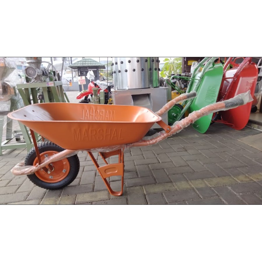 Jual GEROBAK COR MARSHAL / GEROBAK PASIR/ GEROBAK BANGUNAN | Shopee ...