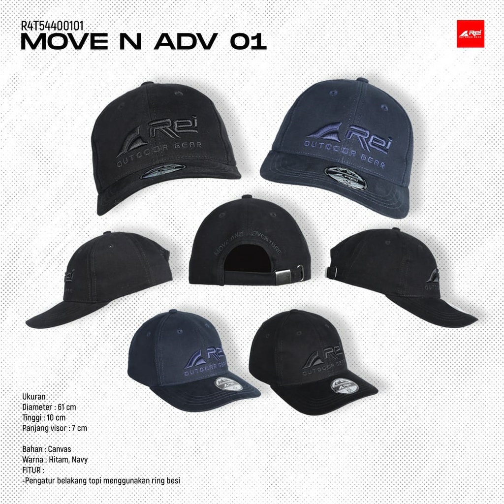 Jual TOPI AREI MOVE AND ADV HAT 01 ORIGINAL BEST USE FOR DAILY AND ...