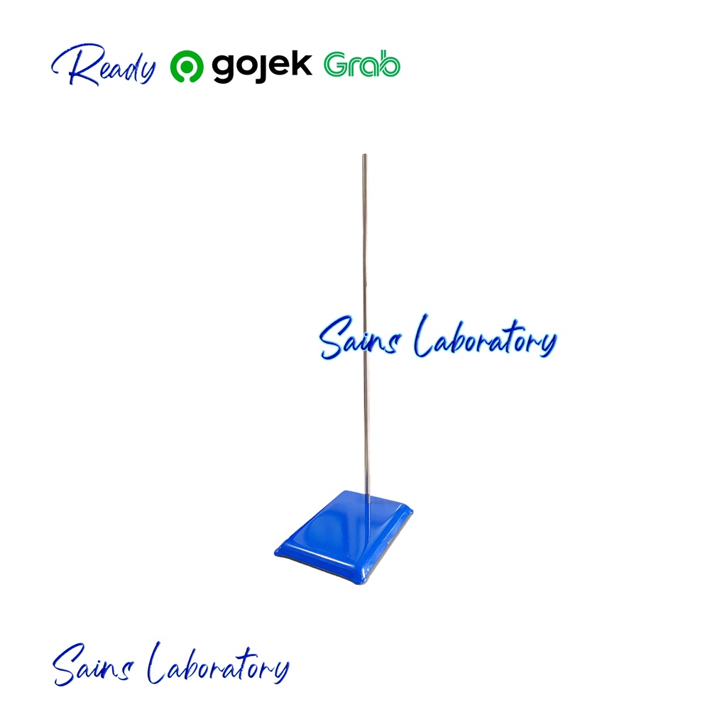 Jual Batang Statif 60 cm dan Alas Dasar Statif Pemegang Alat Praktikum ...