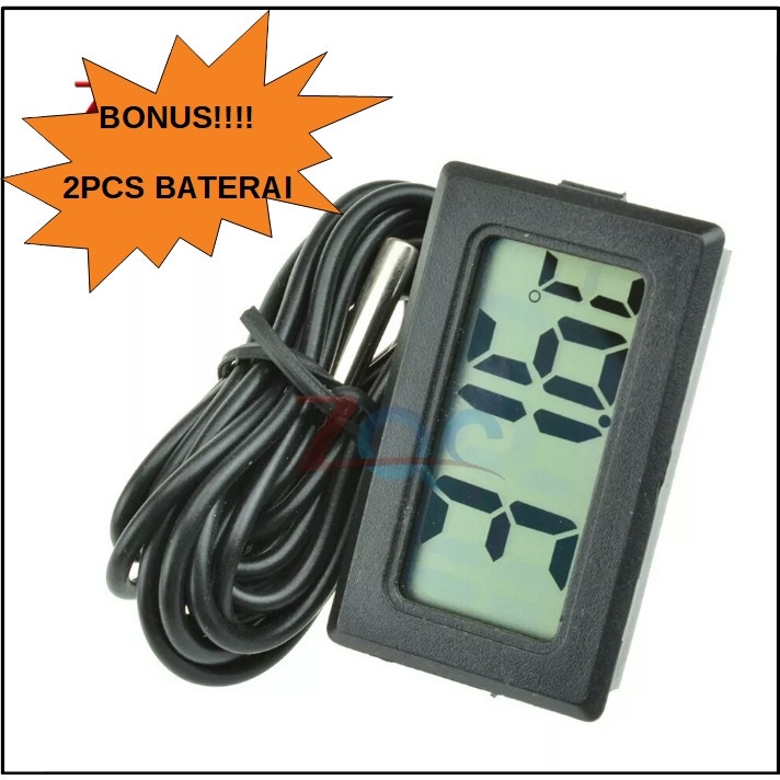 Jual Digital Thermometer LCD Display -50 to 110 Celsius Mini ...