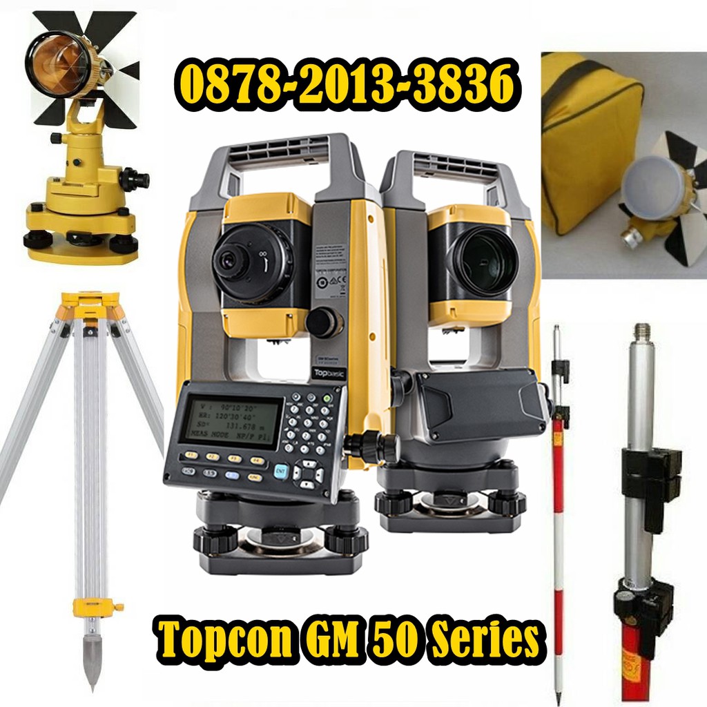 Jual Total Station Topcon GM 52 ( Pengganti Topcon ES 62 ) | Shopee ...
