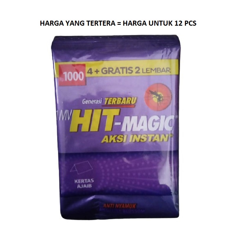 Jual SK HIT Magic 10S 10 Lembar 4+2s Bundle Isi 12 Pcs 4 HGR Anti ...