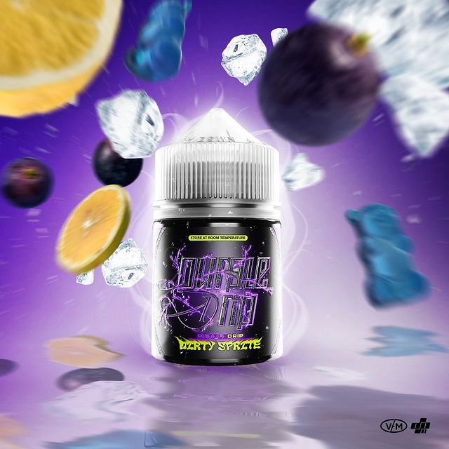 Jual Yogurt Purple Drip V1 60ml 60 ml Dirty Sprite Lemon Sprite Fruity ...