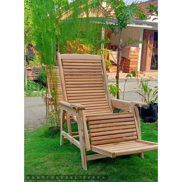 Jual Kursi Malas Kursi Goyang Santai Minimalis Jati MURAH | Kursi Malas ...