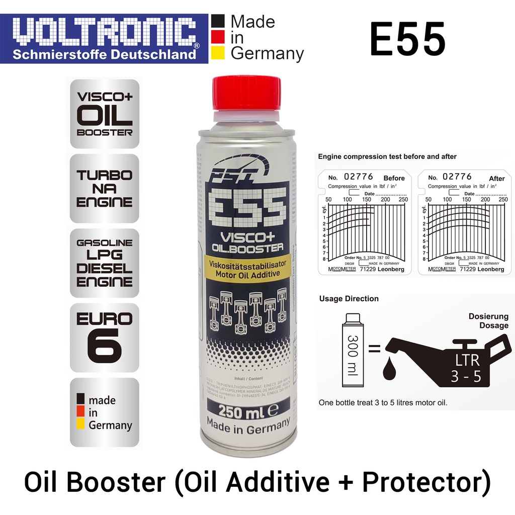 Jual VOLTRONIC E55 - Visco+ Oil Booster (Motor Oil Additive) - Additive Oli Mobil Motor, Engine ...