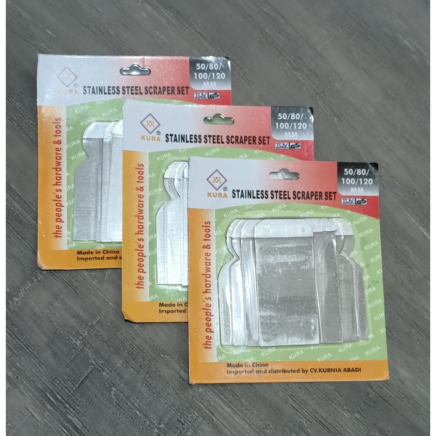 Jual Kape stainless Set|scrap stainless Set isi 4 | Shopee Indonesia