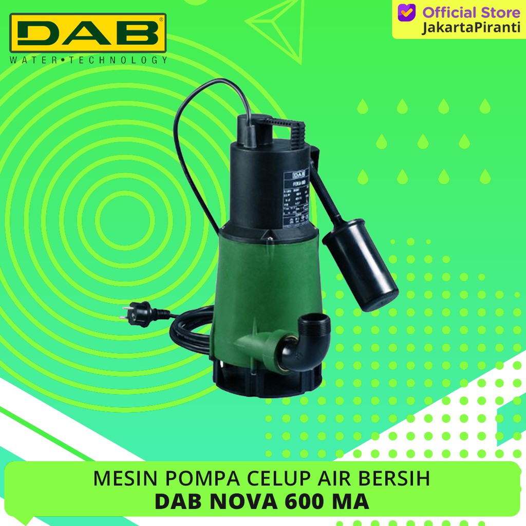 Jual Mesin Pompa Celup DAB NOVA 600 MA - Kuras Air Bersih dan Air ...