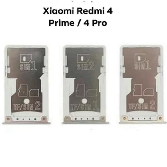 Jual Sim Tray REDMI 4 PRIME Sim Lock / Slot Sim / Tempat Kartu ORIGINAL ...