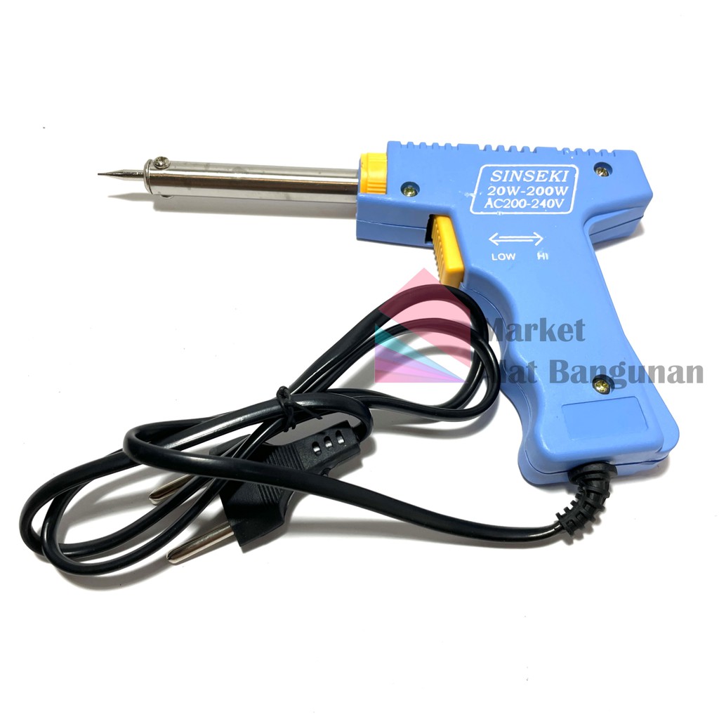 Jual Solder Tembak Model Pistol Listrik 20-200 Watt 240V SINSEKI ...