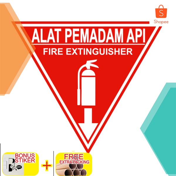Jual Terlaris Rambu / Sign APAR - Segitiga Sama Sisi 35cm x 35cm Elegan ...