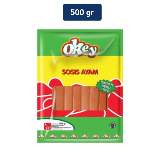 Jual OKEY Sosis Ayam 1 pack (500 gr) | Shopee Indonesia