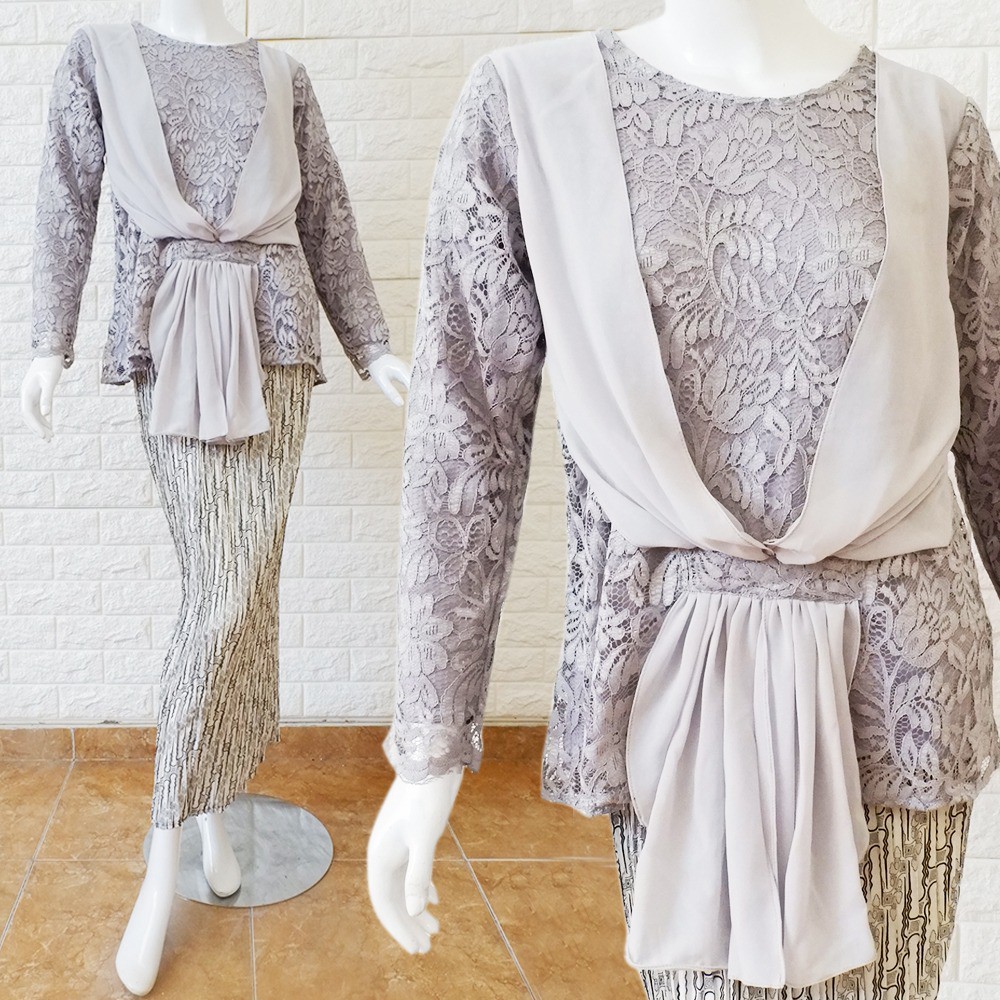 Jual KEBAYA KONDANGAN KEBAYA LAMARAN KEBAYA WISUDA KEBAYA MIRANDA SET ROK BATIK PLISKET MODERN ...