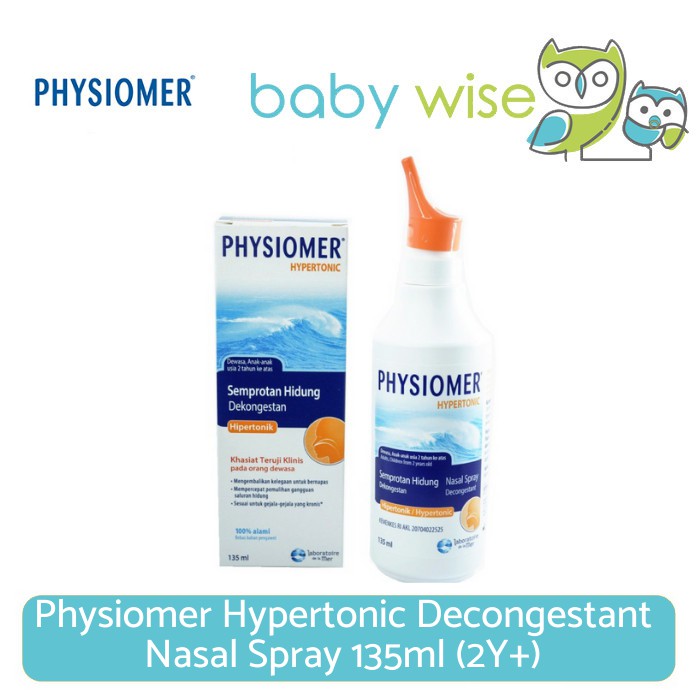 Jual Physiomer Hypertonic Decongestant Nasal Spray 135ml | Shopee Indonesia
