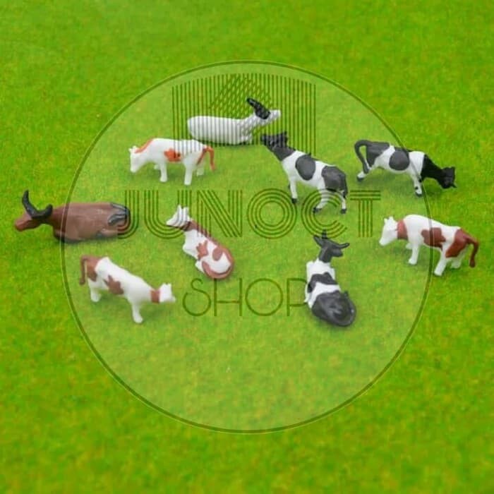 Jual HEWAN TERNAK SAPI BERWARNA 1:87 1/87 - DIORAMA / MAKET / MINIATUR ...
