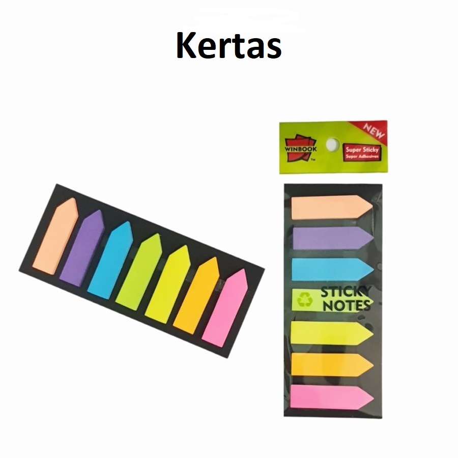 Jual BOS Sticky Note Index Arrow/Panah/Post it/Sticker/Kertas/Plastik | Shopee Indonesia