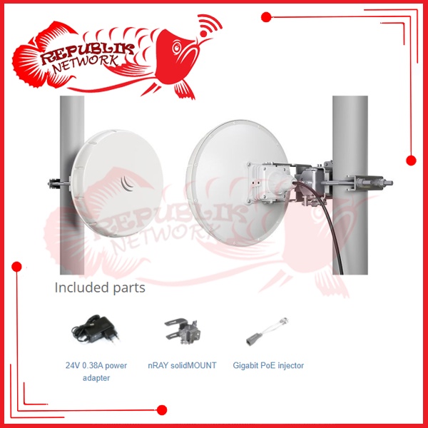 Jual MikroTik Wireless Wire nRAY nRAYG-60adpair 60Ghz PtP | Shopee Indonesia