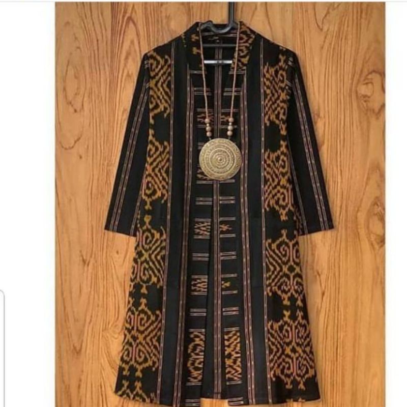 Jual Cardigan tenun -Kardigan Tenun -Outer tenun -dress tenun - Set ...