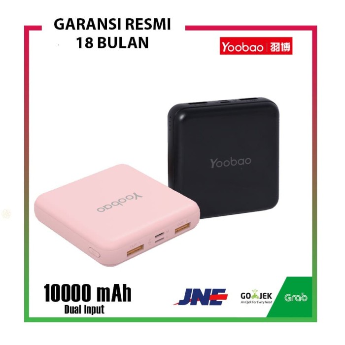Jual Yoobao M4 Mini Power Bank Mini Cube Dual Port 1000mAh Portable ...