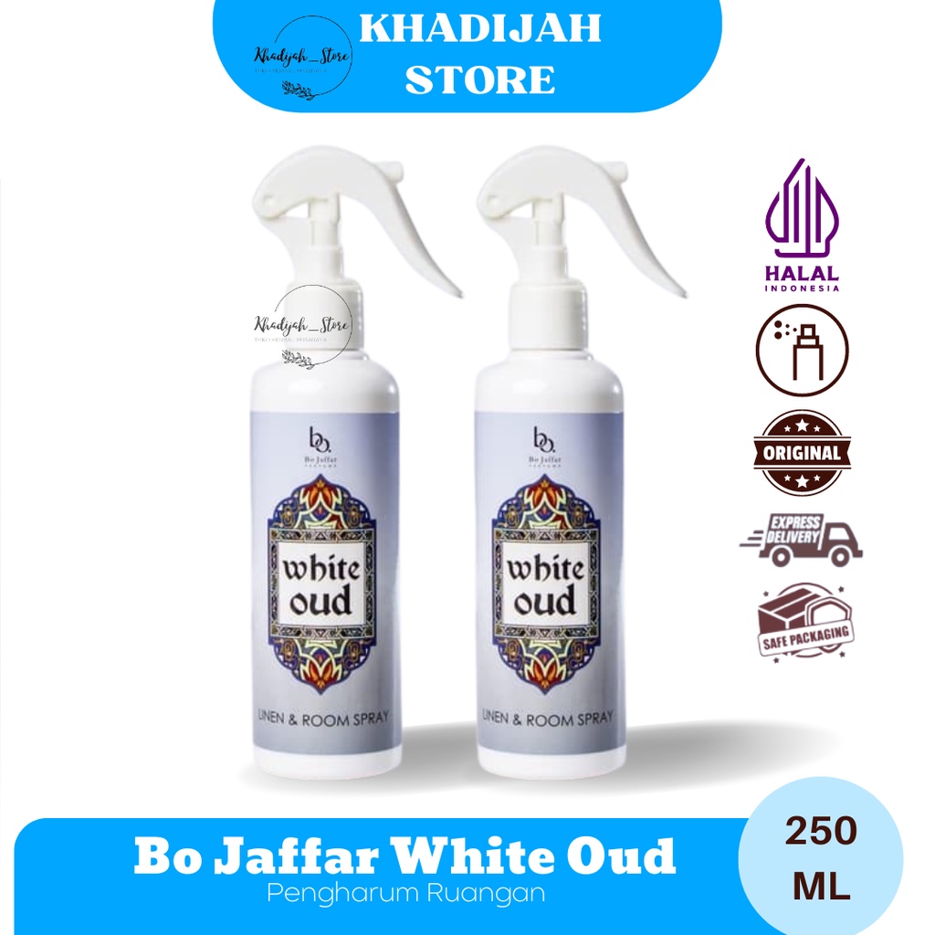 Jual Pengharum Ruangan Bo Jaffar White Oud Linen & Room Spray / Parfum ...