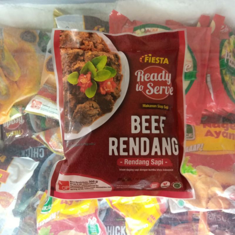 Makanan Siap Saji Fiesta Chicken Teriyaki/Chicken Rendang/Beef Rendang ...