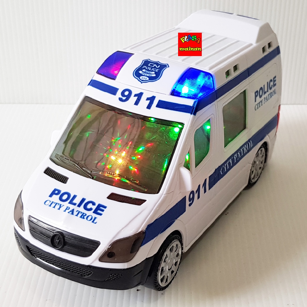 Jual Mobil Polisi BO - Police Car - Ambulance Car light and sound ...