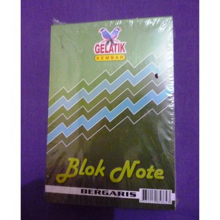 Jual Buku Block Note Bergaris merk Gelatik | Shopee Indonesia
