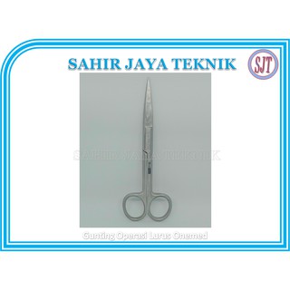 Jual Gunting Operasi Bedah Lurus 14cm Onemed Tajam Tajam/Tajam Tumpul ...