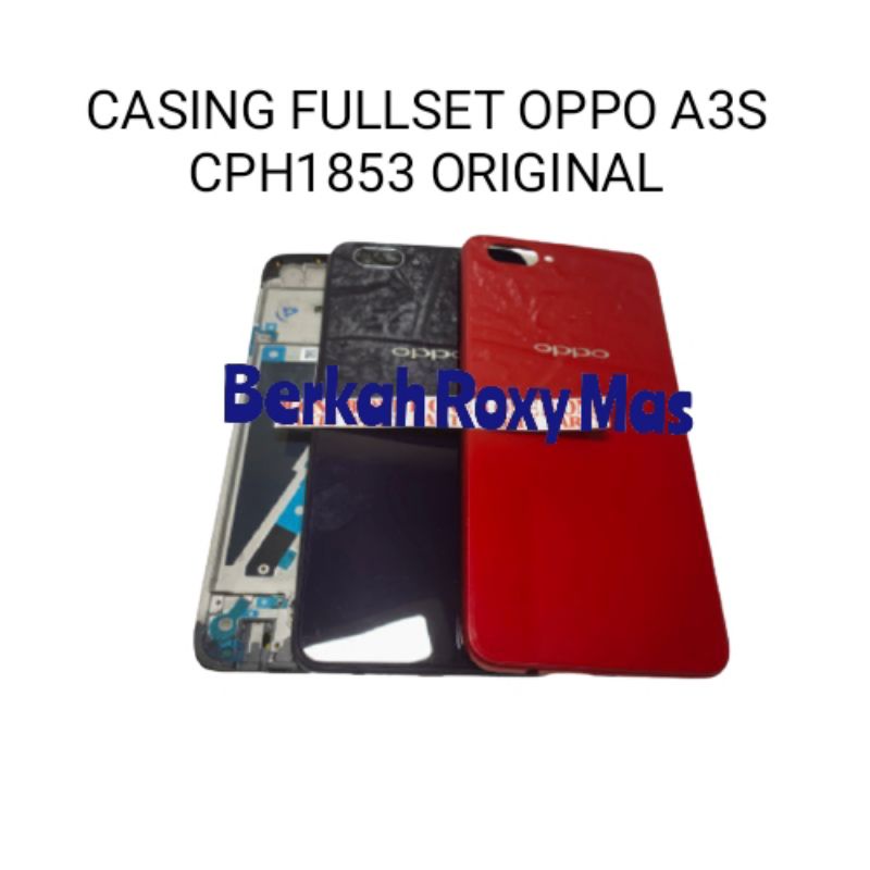 Jual CASING KESING CESING FULLSET BACKDOOR TULANG LCD OPPO A3S CPH1803 ...