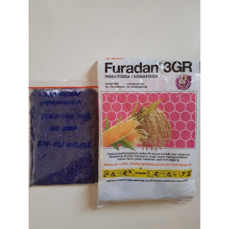 Jual 100 gram Furadan 3GR Obat Anti Hama Tanaman/Insektisida ...