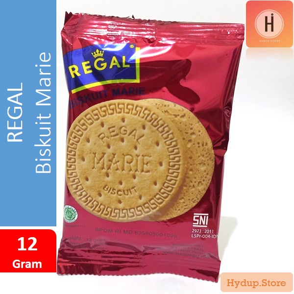 Jual Regal Biskuit Marie Satuan & Renceng isi 10 Kemasan 12 Gram ...
