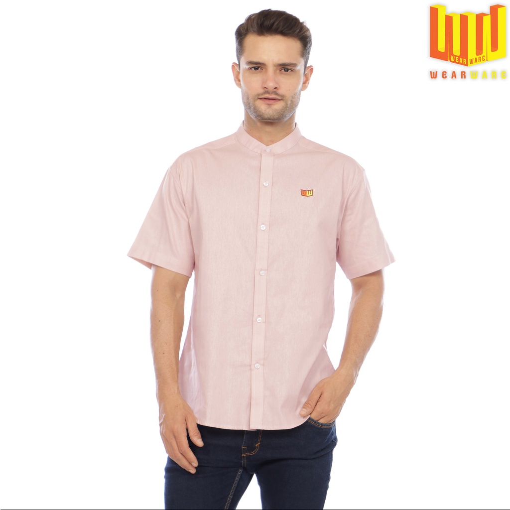 Jual WEAR WARE - Kemeja Pria - Linen Kerah Shanghai Salem WK003 ...