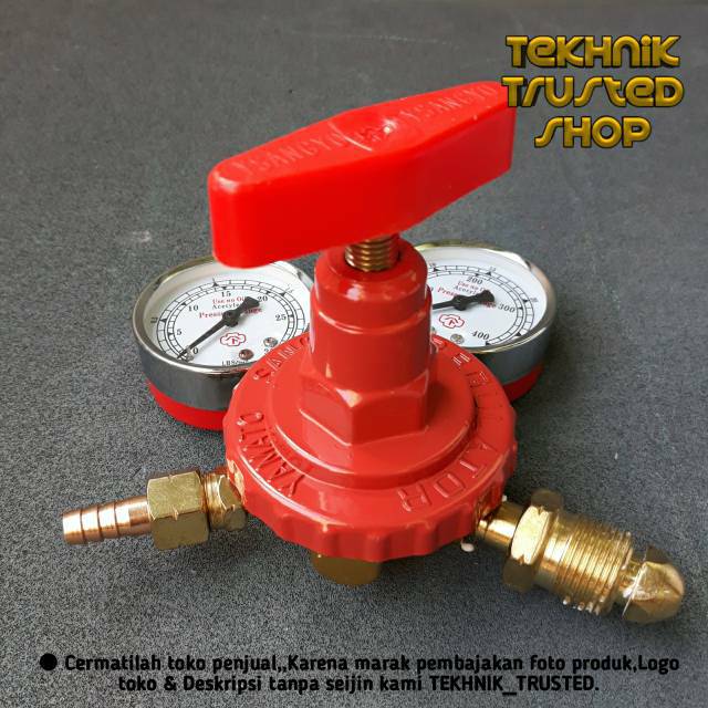 Jual Acetylene regulator tabung las karbit model super/YR71 | Shopee ...