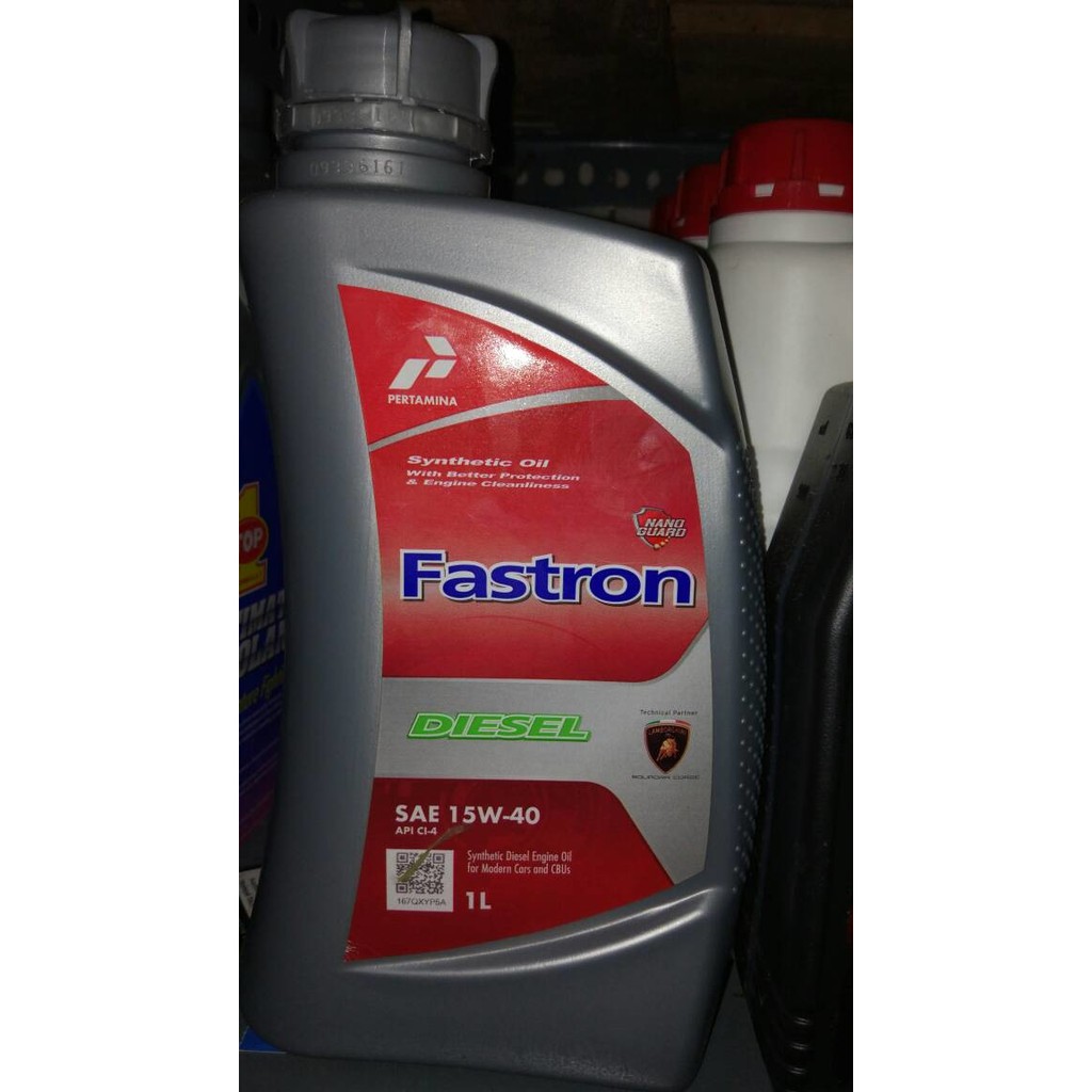 Oli Asli Original Pertamina Fastron Diesel 15W-40 API CI-4 kemasan 1L ...